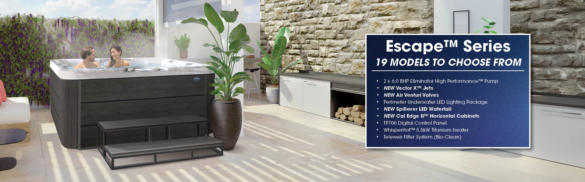 Cal Spas Escape Spas, Portable Hot tubs for sale | calspas.com